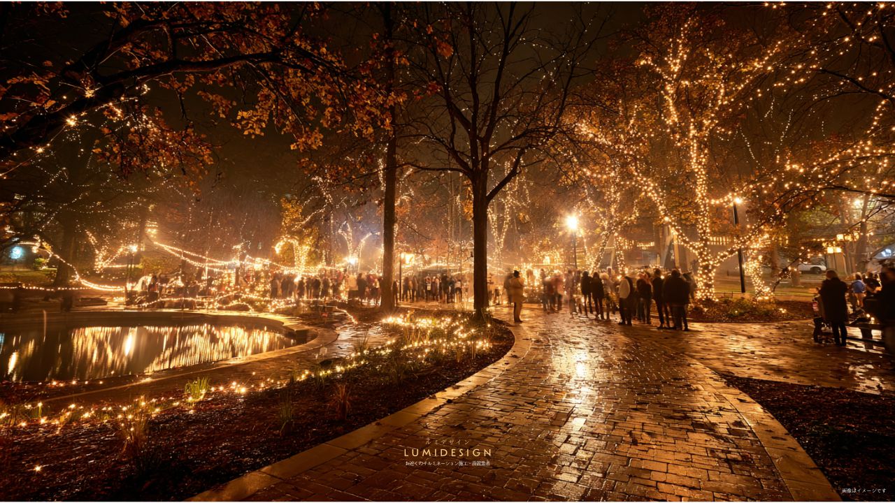 イルミネーション施工・設置業者なら【LUMIDESIGN（ルミデザイン）】｜全国対応・企画・デザイン・申請・施工・撤去・SNS拡散まで一括対応